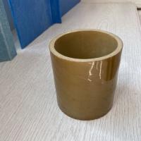 China Industrial Brown FRP Round Tube 16mm to 37mm with Glossy Finish - Lightweight High-Strength Fiberglass for sale
