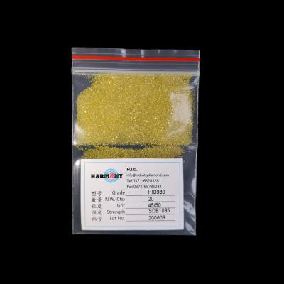 China Grade HID 980 Mesh Size 45/50 Saw Grit Synthetic Diamond Powder for sale