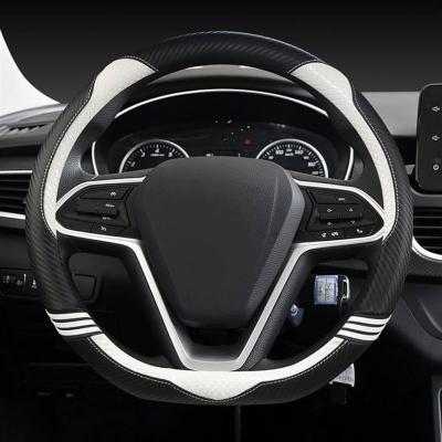 China Baojun Series Carbon Fiber Steering Wheel - Lightweight Black Design with 1-Year Warranty for Enhanced Control for sale