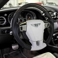 China Kaimiao SW001 Customized Design Steering Wheel - Leather Construction, Black/Colorful Options, Round & Flat Bottom Shapes for sale