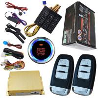 China GSM Car Alarm Security System with Keyless Entry, Engine Start Stop, 1-3M PKE Range & Mobile App Control for sale
