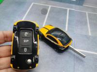 China VW Beetle Custom Car Key Cover - ABS Engineering Plastic, 5-7 Day Production, Compatible with 2nd & 3rd Gen Models for sale