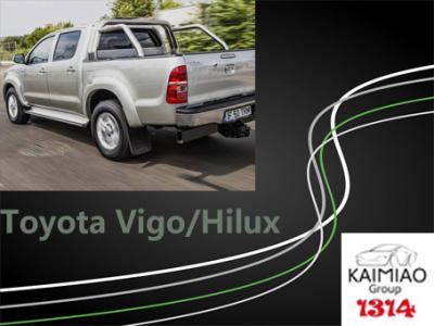 China Toyota Hilux Vigo Electric Side Steps - 13cm Wide Black Auto Running Boards with 2-Year Warranty for sale