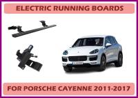 China Porsche Cayenne Power Retractable Running Boards with Touch-Sensitive Control - 300 lb Capacity Aluminum Construction for sale