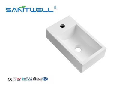 China SWZ400 Cheap Price Wholesale China Suppliers Artificial Stone Basins Color Customized Acceptable Counter Top Sinks for sale