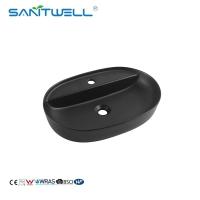 China Made In China AB8475 Bathroom Sanitary Ware Sinks Matt Black Bowl  Above Counter Basins for sale
