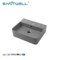 China AB8589A Styles Economical Price Vanity Wash Basin Matt Grey Bowl Sinks Bathroom Sanitary Ware for sale