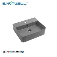 China AB8589A Styles Economical Price Vanity Wash Basin Matt Grey Bowl Sinks Bathroom Sanitary Ware for sale