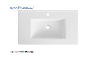 China Fashion Design Chaozhou AC8003-80 Bathroom Cabinet Basin 800MM Length Ceramic Wash Hand Sinks for sale