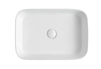 China 2023 Chaozhou Popular DesignRectangle Art Wash Basin Ceramic Basin Above Counter Basin for sale
