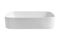 China 2023 Chaozhou Popular DesignRectangle Art Wash Basin Ceramic Basin Above Counter Basin for sale