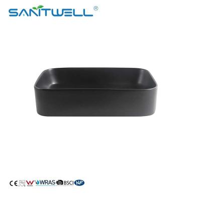 China Chaozhou Suppliers Above Counter basin 2024 Vessel Sink Round Ceramic Basin Wall Mounted Sink AB8316 for sale