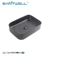 China Chaozhou Suppliers Above Counter basin 2024 Vessel Sink Round Ceramic Basin Wall Mounted Sink AB8316 for sale