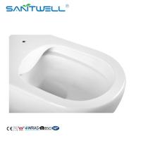 China New morden bathroom water saving p-trap 180mm wall mounted toilet hidden cistern bathroom accessories for sale
