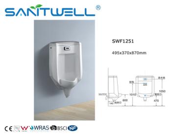 China Urinal Ceramic porcelain urinal With Color Of White , american standard urinal for sale