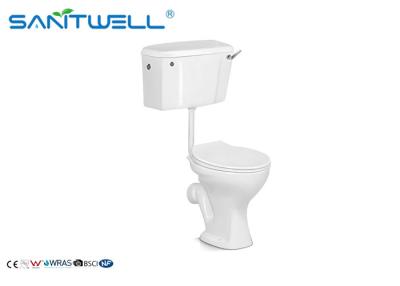 China Washdown Two Piece Toilet Colorful Ceramic Sanitary Ware Wall Mounted Type for sale