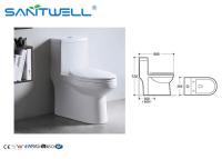 China Chaozhou popular Styles Ceramic Siphonic WC one piece toilet White Color for sale
