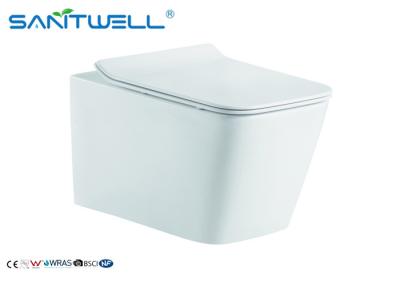 China Western style smart wall mounted WC intelligent toilet P-trap 180mm for sale