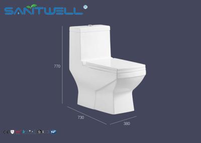 China Single Piece WC sanitary ware s trap bowl toilet CE Certification for sale