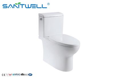 China Ceramic Close Coupled Toilet soft seat cover 680*370*755mm Size for sale