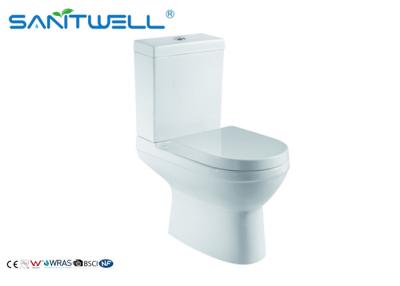 China Bathroom washdown two piece toilet ceramic sanitary ware Temperature > 1280 °C for sale