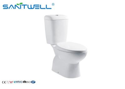 China Compact Close Coupled Toilet Washdown Two Piece WC 670*365*800 mm Size for sale