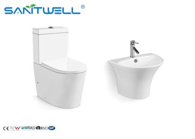 China Bathroom Washdown Two piece toilet ISO9001 2000 Certification for sale