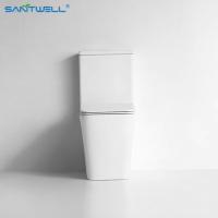 China Rimless Toilet Wholesale Price Sanitary Ware New Design two Pieces Toilets for European Market for sale