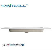 China Special Styles Large Size Resin Basin Eco-Friendly Cabinet Stone Basin For Hotel Bathroom for sale