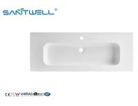 China Special Styles Large Size Resin Basin Eco-Friendly Cabinet Stone Basin For Hotel Bathroom for sale