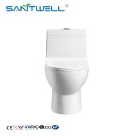 China Sanitary Ware New Models Chaozhou Washdown One Piece Toilets PP Cover Seat Trap Roughing in for sale