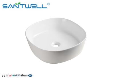 China Colorful Ceramic Art Basin 440 * 440 * 135 Mm Mounting Hardware Included for sale