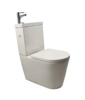 China 2 in 1 Water Saving Commode Ceramic Toilet Bowl and Hand Wash Basin Combination Combo Wc Toilet Set with Built in Sink for sale