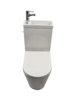 China 2 in 1 Water Saving Commode Ceramic Toilet Bowl and Hand Wash Basin Combination Combo Wc Toilet Set with Built in Sink for sale