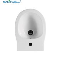 China Modern design Bathroom Hotel Home Sanitwell SWJ1031 wall-hung bidet for sale