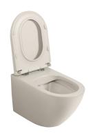 China European Ceramic Rimless Washdown New Trend Taupe Color Wall Mounted Toilet Concealed Tank for sale