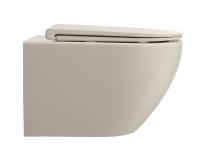China European Ceramic Rimless Washdown New Trend Taupe Color Wall Mounted Toilet Concealed Tank for sale