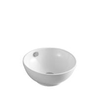 China Cheap Ceramic Round Bowl Shape Counter Top Wash Basin Sanitary Ware Porcelain Bathroom Basin Sink for sale
