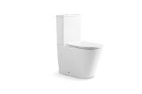 China European Ceramic Close Coupled Two Piece Toilet Manufacture Rimless Washing Down Flushing Toilet for sale