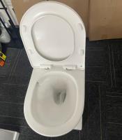 China Sanitary Ware European P Trap New Flush Tornado Flushing Concealed Cistern Ceramic Wall Hung Toilet for sale