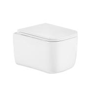 China Wholesale Square Shape Washdown Tornado Flush Porcelain Bathroom Sanitary Ware Wall Hung Floating Toilet Closet for sale