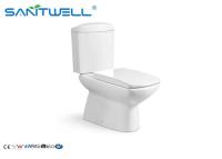 China Construction / Real Ceramic Chaozhou Design Washdown Two Piece Toilet For Estate Building Project for sale