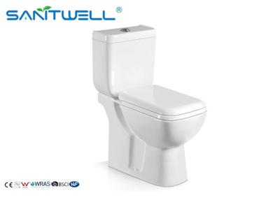 China Contemporary Flush Ceramic Toilet Square Design With 5 Years Guarantee for sale