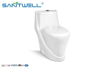 China Sanitary Ware One Piece Toilet Super - Swirling 740 * 380 * 690 Mm SWC2911 for sale