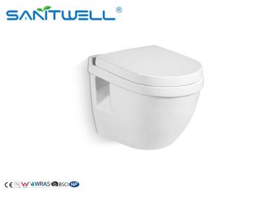 China CE Certificate Ceramic Wall Hung Toilet Power Flush P Trap Wc Close Coupled for sale
