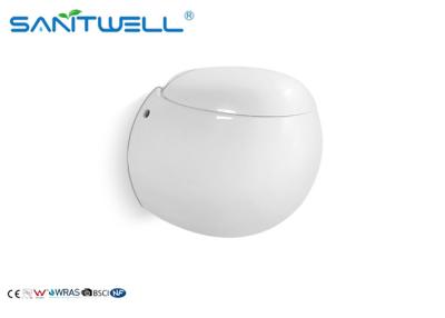 China White Washdown Wall Mounted WC SWC225 Egg Shape Stable European Standard for sale