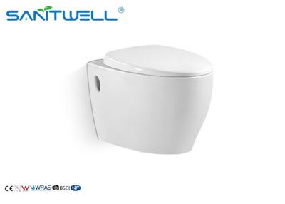 China Grade A Ceramic Wall Hanging Wc SWC425 / Wall Flush Toilet 570*380*440 Mm for sale