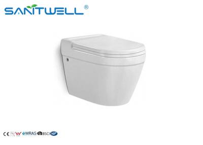 China White Wall Mounted Commode Toilet 570*370*410 Mm With Upc Certificated for sale