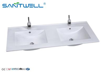 China Porcelain Dual Bathroom Sink / Vanity Antique Wash Basin AB8003 - 120D for sale