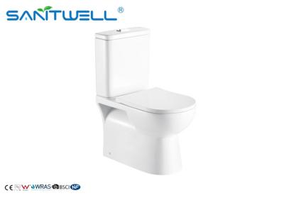 China White High Efficiency Ceramic 2 Piece Toilet Water Closet For Bathroom for sale
